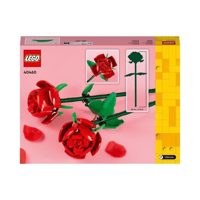 LEGO Botanicals 40460 Les Roses - Set de Fleurs Artificielles pour ...
