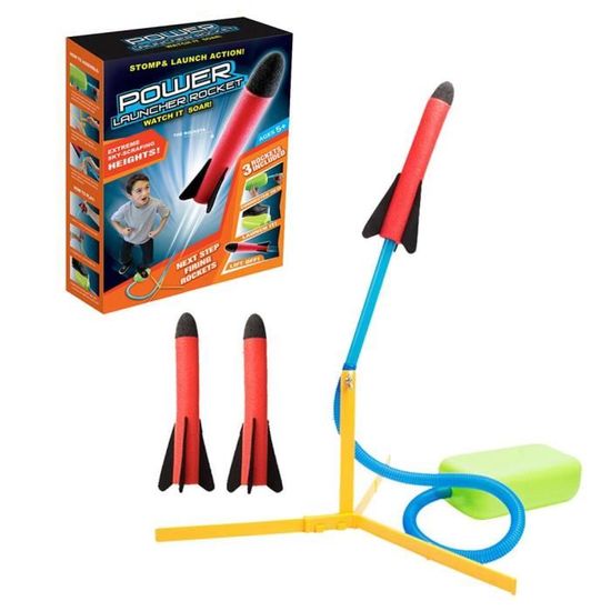Balançoire,Lanceur de fusée en plastique pour enfants,pied d'enfant ...