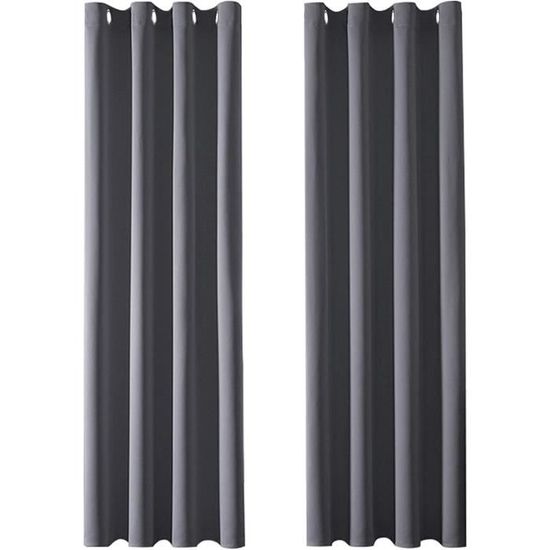 Rideau Occultant Thermiques 140x240 cm Vert Sauge Rideau Thermique ...