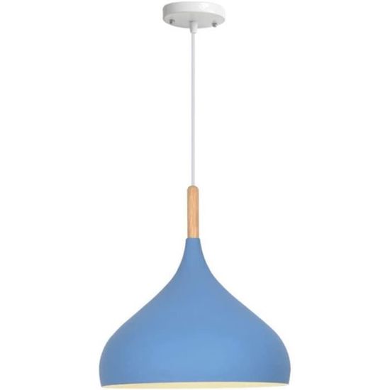 Lustre À Vis Couleur Led E26, Bois Et Métal, Simple Et Brillant, Lustre ...