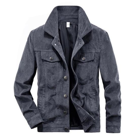 Veste Homme Velours Côtelé Pour Printemps et Automne Casual Veste en ...
