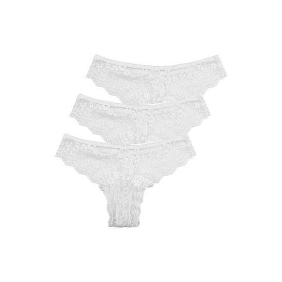 Women lace panties | 3-pack waist thongs | Brazilian underwear with ...
