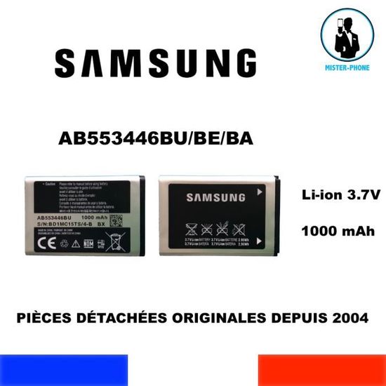 BATTERIE ORIGINALE SAMSUNG AB553446BU 1000mAh OEM GT-B2100 GT-B2700 GT ...
