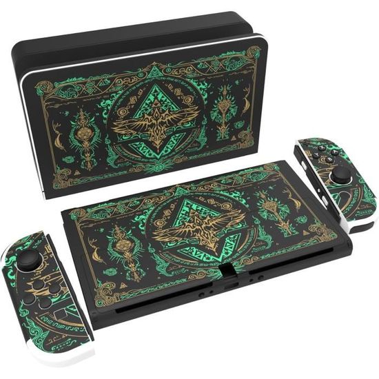Kit D'Autocollants Skin Decal Pour Nintendo Switch Oled Console Sticker ...