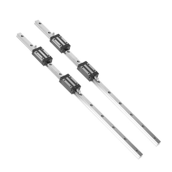 AIM - rail de guidage linéaire 2 rails de guidage linéaire HGR20-700 mm ...
