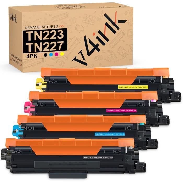 TN-243CMYK TN247 Toner Compatible pour TN243CMYK TN243 TN-247 pour ...