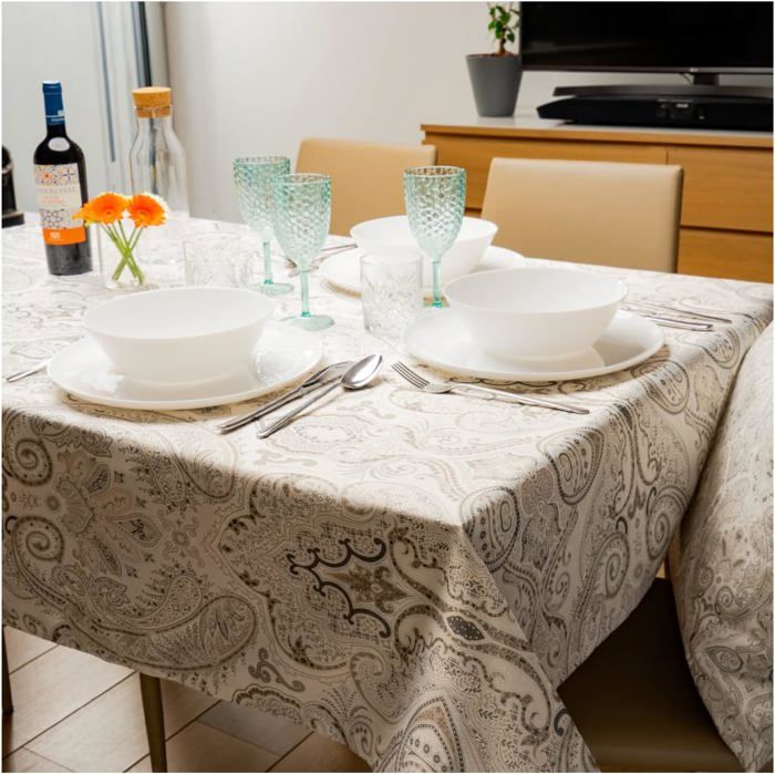 CASHMERE MONO, Nappe hydrophobe en satin extra douce, résistante aux ...