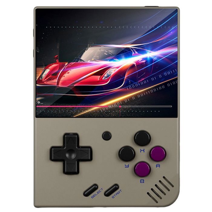 Mini Plus - Console de jeu portable - Mini+ Écran IPS 3.5'' Linux Gris ...