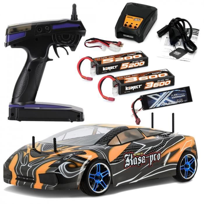 Pack Voiture RC Piste KASA PRO 1/10 ème Brushless Autonomie 2S Puissance 3S - Cdiscount Jeux ...
