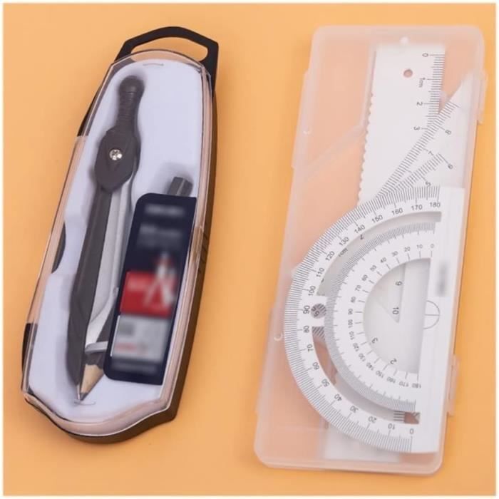 Compas De Dessin Outils De Dessin Compass Et Protrestor Set Compas For ...