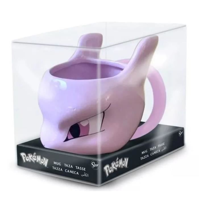 Mug 3D - POKÉMON - Mewtwo - 443 mL - Porcelaine - Non compatible lave ...