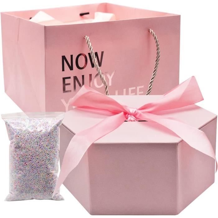 Boîte Cadeau,Boîte Cadeau En Carton Hexagonale Boîte Cadeau Cosmétique ...