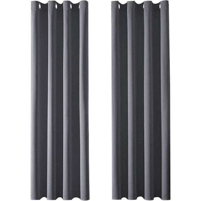 Rideau Occultant Thermiques 140x240 cm Vert Sauge Rideau Thermique ...