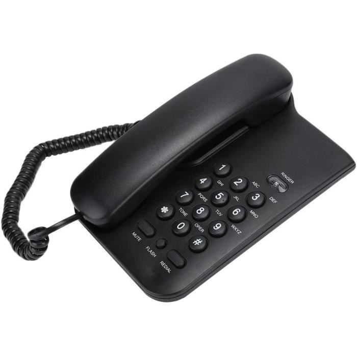 Téléphone Fixe - KX-T3026CID - Bureau Hôtel - Noir - Longue durée de ...