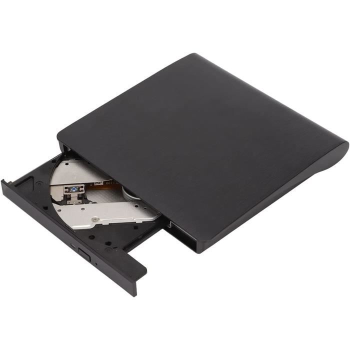 Lecteur CD DVD Externe USB3.0,Lecteur CD DVD Portable Mince 5 Gbit-s ...
