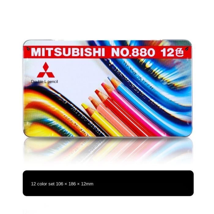 Crayons de couleur,Crayons de couleur Uni Mitsubishi, 100 pièces, 36-72 ...