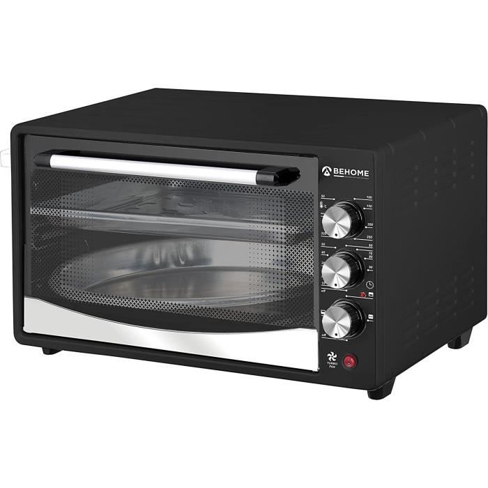 Behome Four lectrique 30 litre ventil autonettoyant maill temprature ju qu 320 double verre avec ...