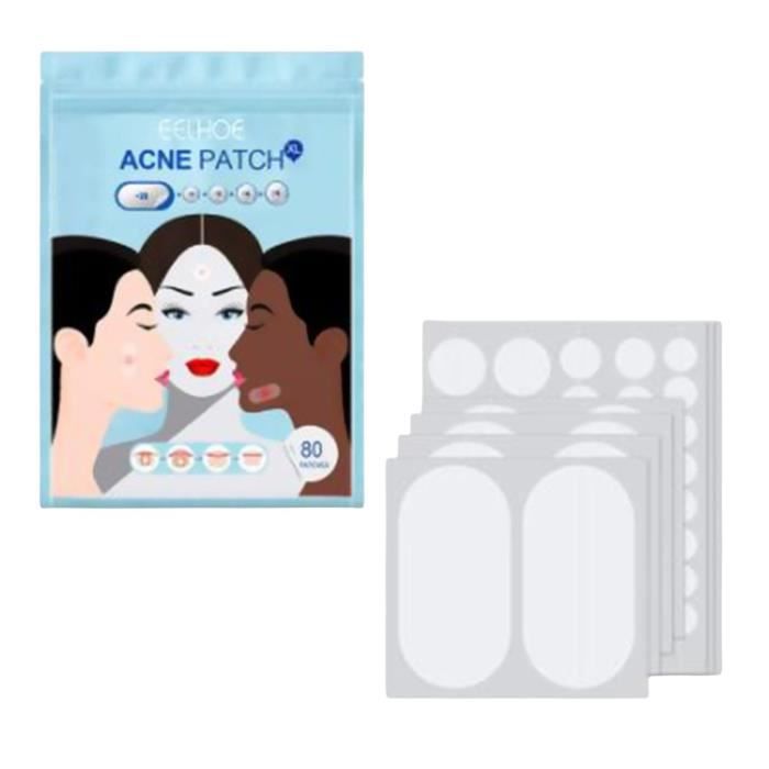 Pimple Acne Treatment Stickers 80 Count Parfait pour Fast Invisible ...
