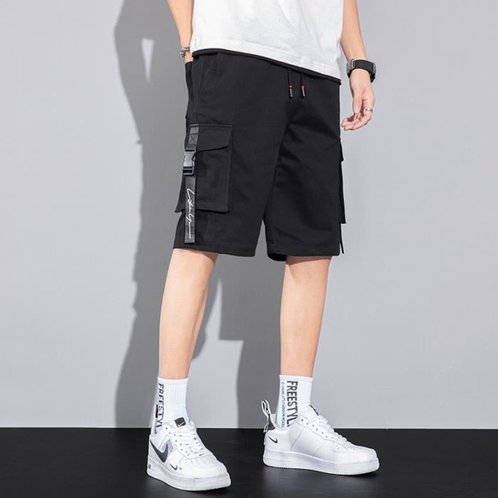 Short,Short Cargo Camouflage sans ceinture pour Homme, court, large ...