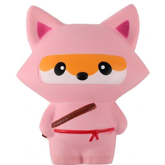 Squishies Charms Creative Jumbo Squishy Squeeze Toys Dessin animé Fox ...