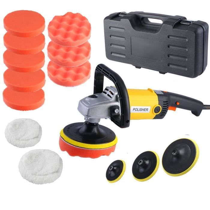 Ponceuse polisseuse 1200W machine à polir voiture pour carrosserie ...