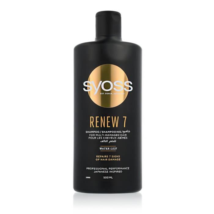 Syoss Renew 7 Shampoo 500 ml - Cdiscount Au quotidien