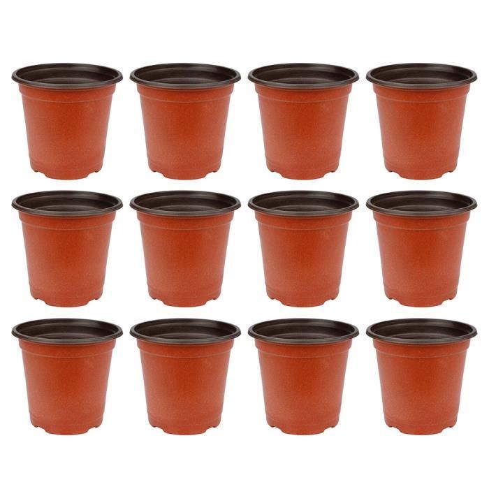 50pcs fleur plastique planter pot pot fleur pot utile plantes ...