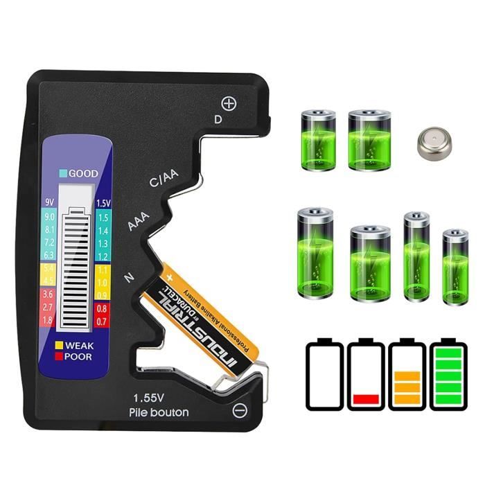 Testeur De Batterie Numérique,Testeur De Batterie Lcd Universel Pour ...