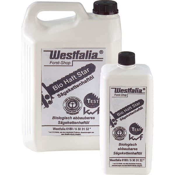Huile pour chaînes de tronçonneuses - WESTFALIA - Bio-Haft Star ...