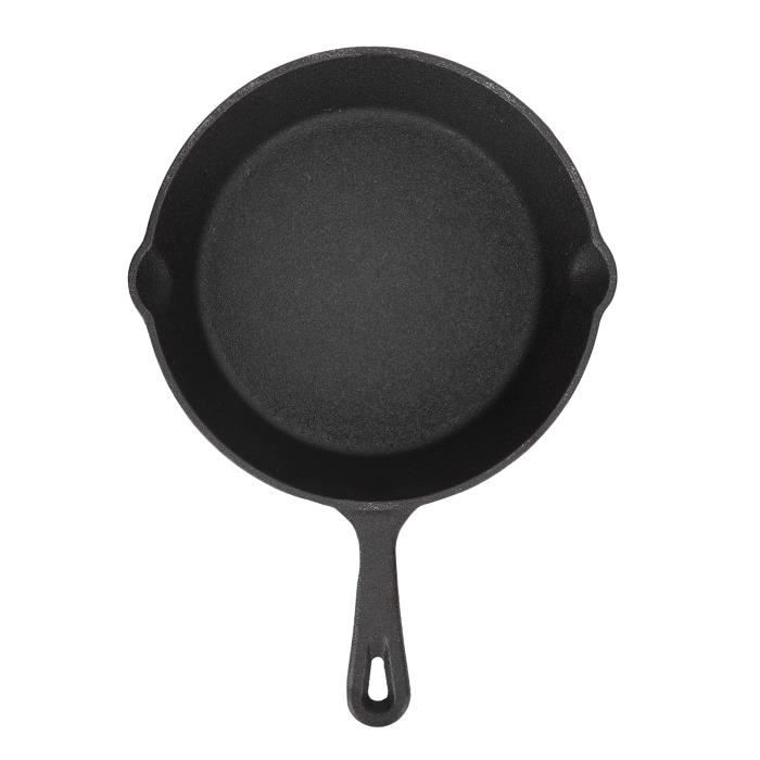 Plaque de cuisson en fonte (26cm / 10,2po) préfabriquée en fonte à ...