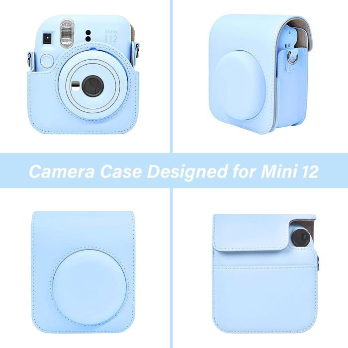 Housse pour Instax Mini 12-KAL-Housse de Voyage pour Appareil Photo ...