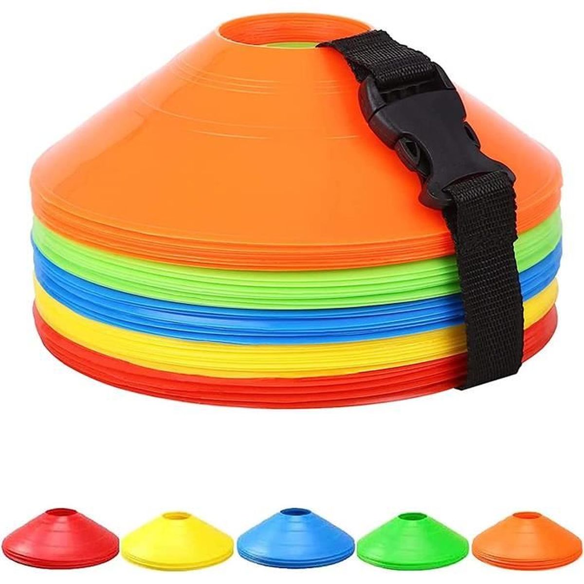 50 Plots De Marquage pour Football Cône,Cônes en Forme De Disque pour l ...