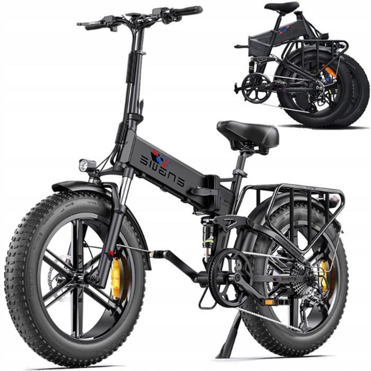 Vélo électrique pliable ENGWE ENGINE PRO 1000W 48V 16AH 45KM/H ...