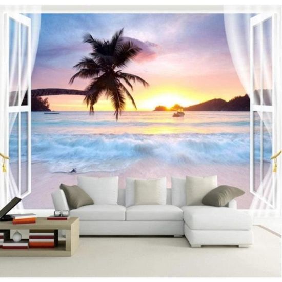 Papier Peint Panoramique DéCoration Murale 3d Poster Mural Paysage ...