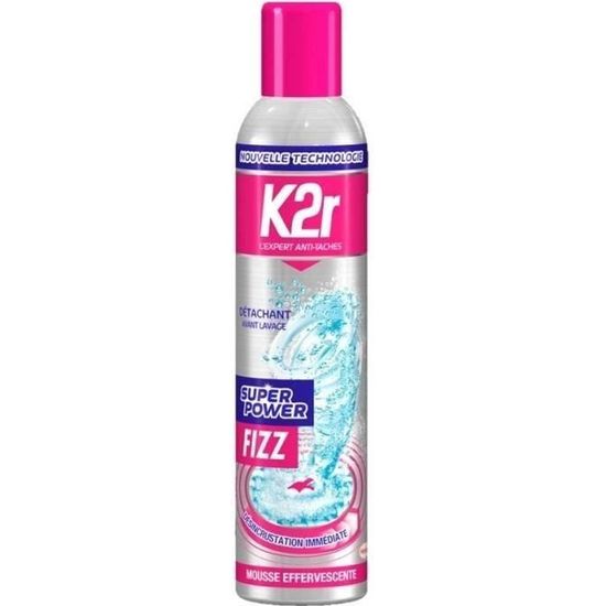 K2R Détachant Super Power Fizz - Aérosol - 300 ml - Cdiscount ...