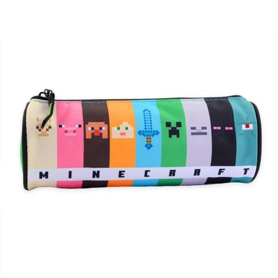 Trousse ronde MINECRAFT Pop - Cdiscount Bagagerie - Maroquinerie