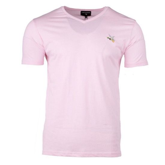 Tee shirt col v canard poitrine enzo Homme CHEVIGNON - Cdiscount Prêt-à ...