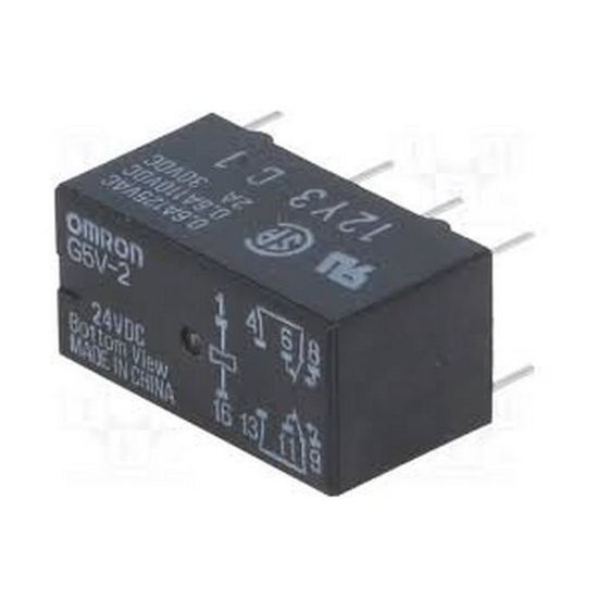 OMRON G5V-2 - Relais de signaux DPCO 24V Dc - Traversant, Non ...