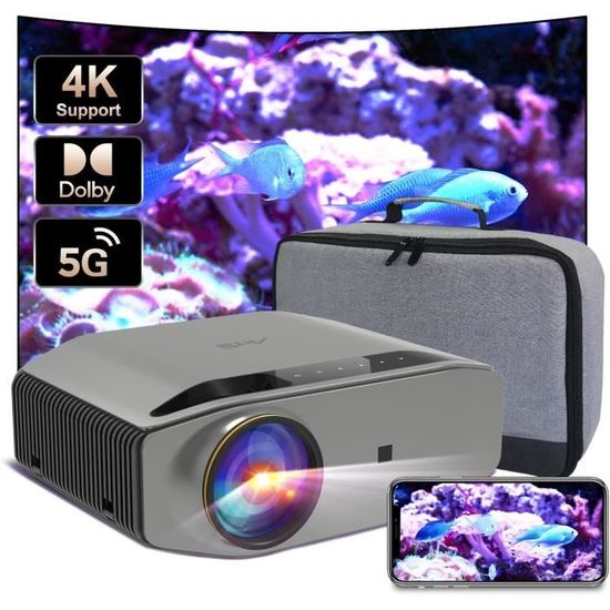 Energon2 Lcd Videoprojecteur 4K, Retroprojecteur Dolby Audio 340 Ansi ...