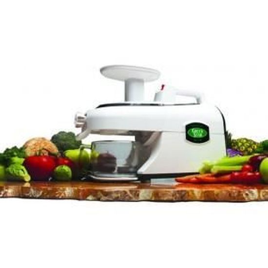 Tribest Greenstar Elite GSE5000 Blanc Extracteur De Jus Horizontal Cdiscount Electromenager