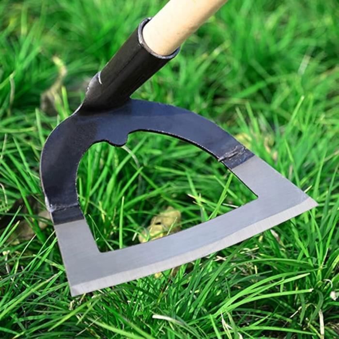 Houe Creuse en Acier InoxydableOutil De Jardinage Houe Creuse Houe De ...