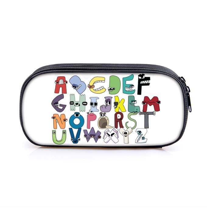 Trousse à stylo,Alphabet Lore R Student Pays l Case,Interlaye,Korean ...