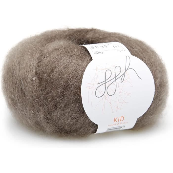 Kid | Laine Mohair - 25G De Laine En Boule - Convient Au Tricot ...