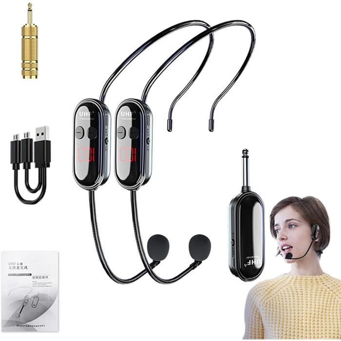 Micro-Casque de Fitness,Micro-Casque sans Fil - Casque Micro sans Fil ...