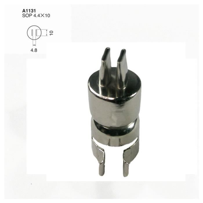 Poste a souder,Buse de pistolet à Air chaud A1131,4.4x10MM,1 pièce,emballage SOP,buse 850 852 ...