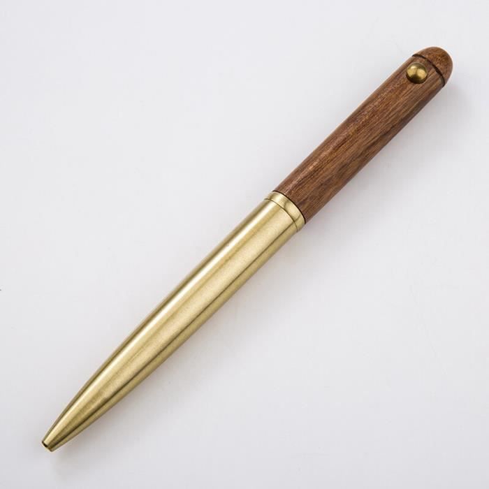 Stylo,Stylo à bille en métal et bois pour Signature de bureau,stylo ...