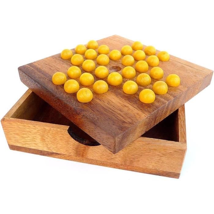 Logica Jeux Art. Solitaire En Bois - Casse-Tête Logique En Bois ...