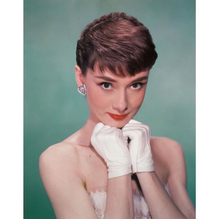 Poster Affiche Photo de Star Célébrité Audrey Hepburn Actrice Vieux ...