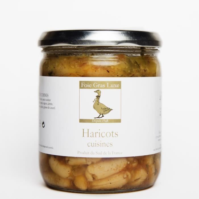 Haricots Tarbais Cuisinés - Haricots à Cassoulet Cuisiné à la Ferme ...