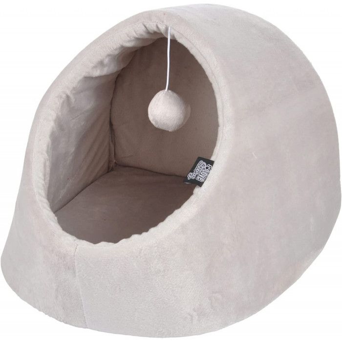 Niche pour animaux - Sweet Cat - Beige - L 35 x l 38 x H 26 cm ...